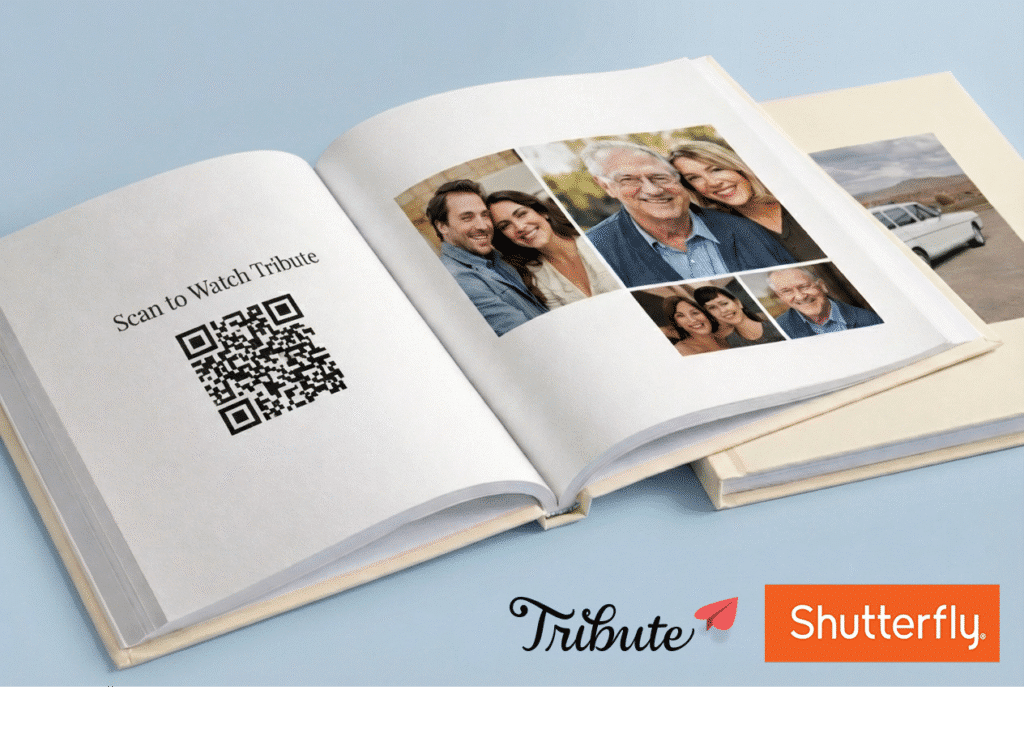 Tribute Blog - Add a Tribute Video to a Shutterfly Photo Book