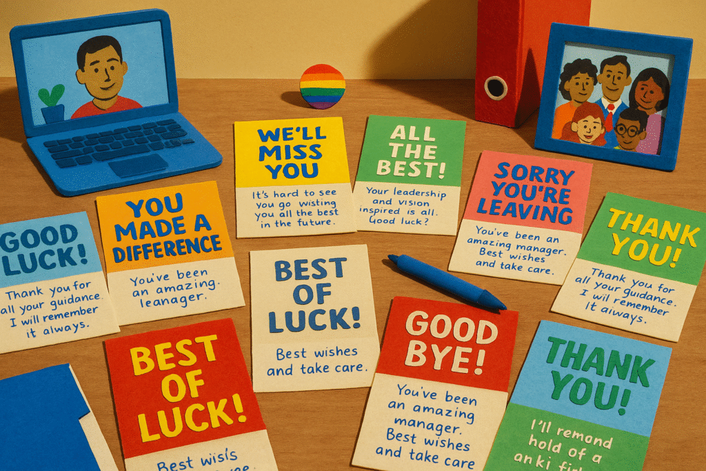 What to Say in a Farewell Message to a Manager